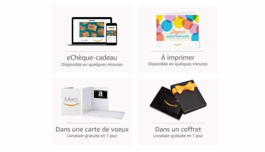 C'est quoi un chèque-cadeau Amazon