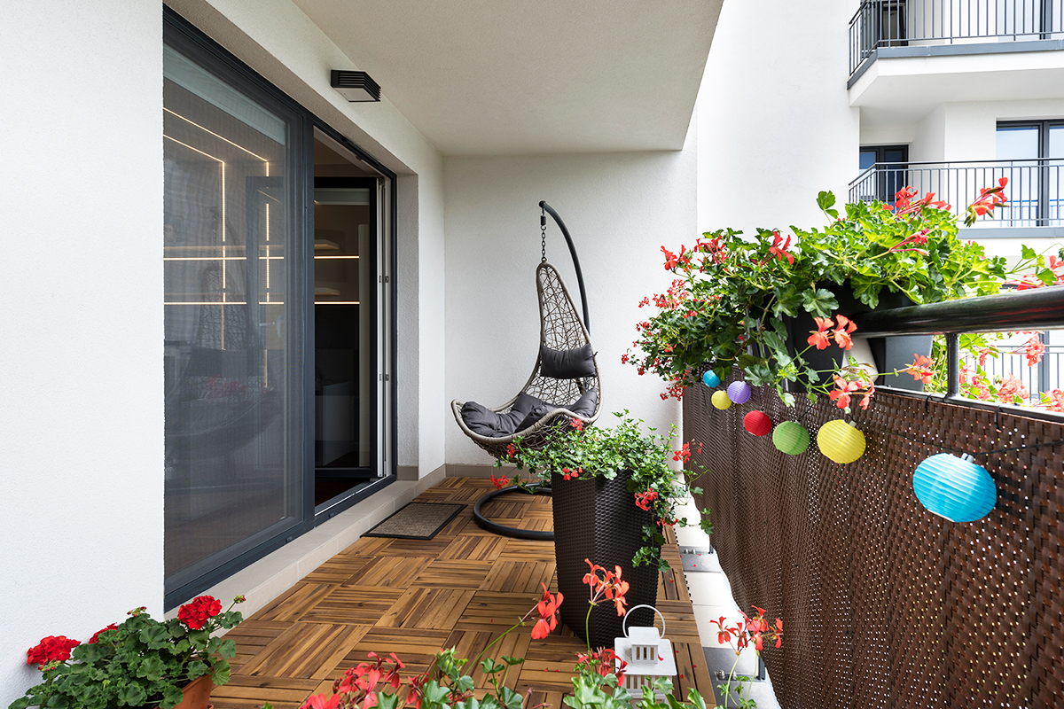 Comment aménager un balcon non couvert