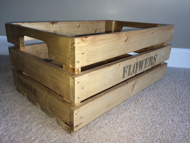 Comment habiller une caisse en bois