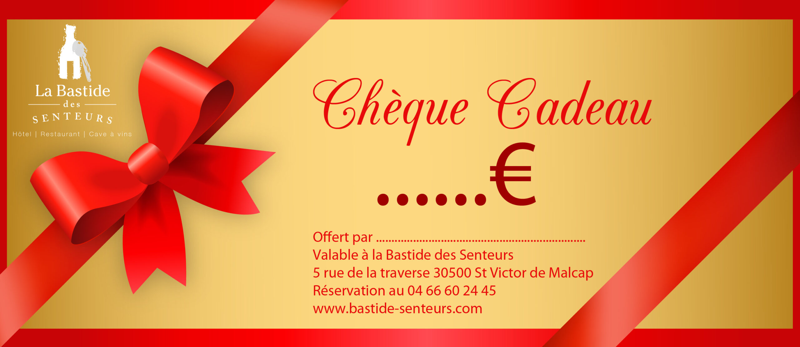 Comment imprimer un chèque cadeau