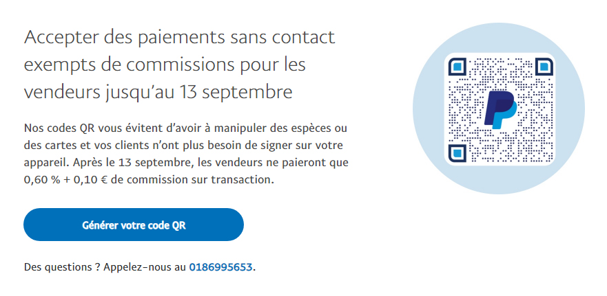 Comment payer avec le QR Code PayPal