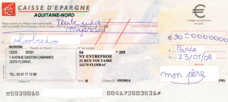 Comment remplir une carte 125