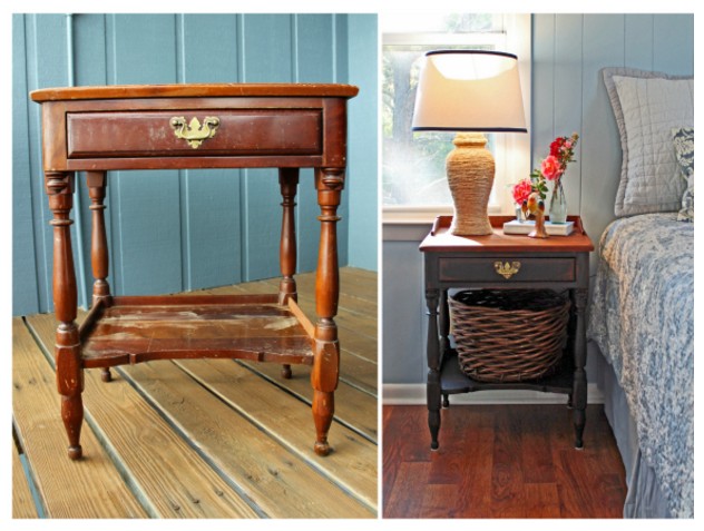 Comment renover une table de nuit en bois