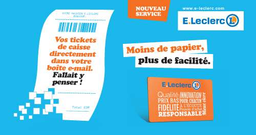 Comment retrouver ticket de caisse Leclerc