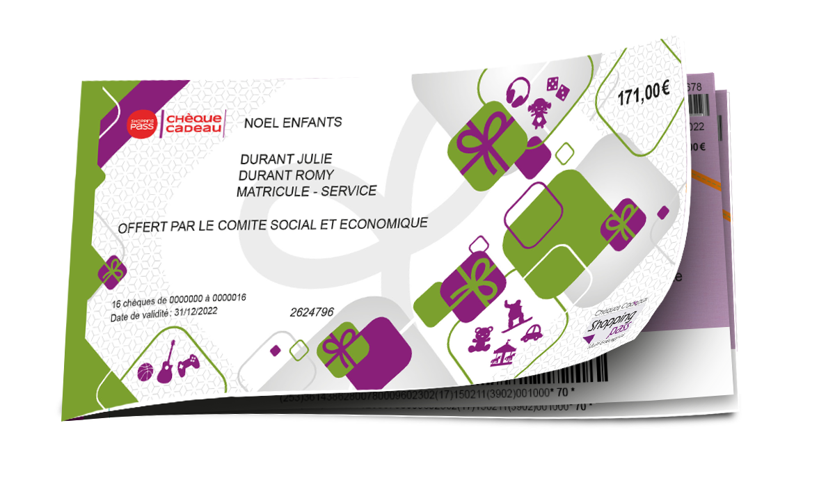 Cheque Shopping Pass