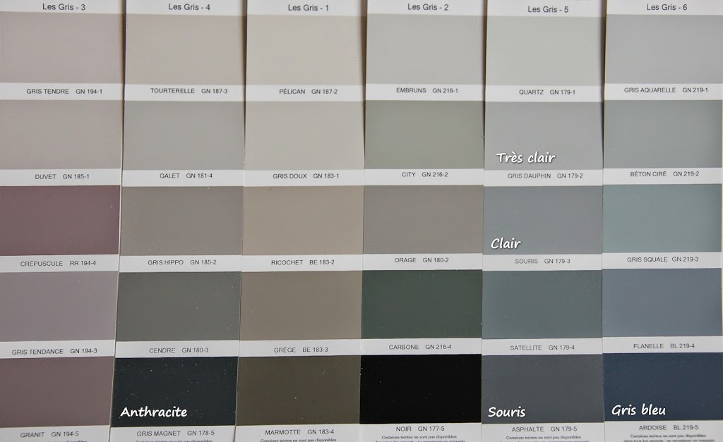 Quel RAL Pour gris perle