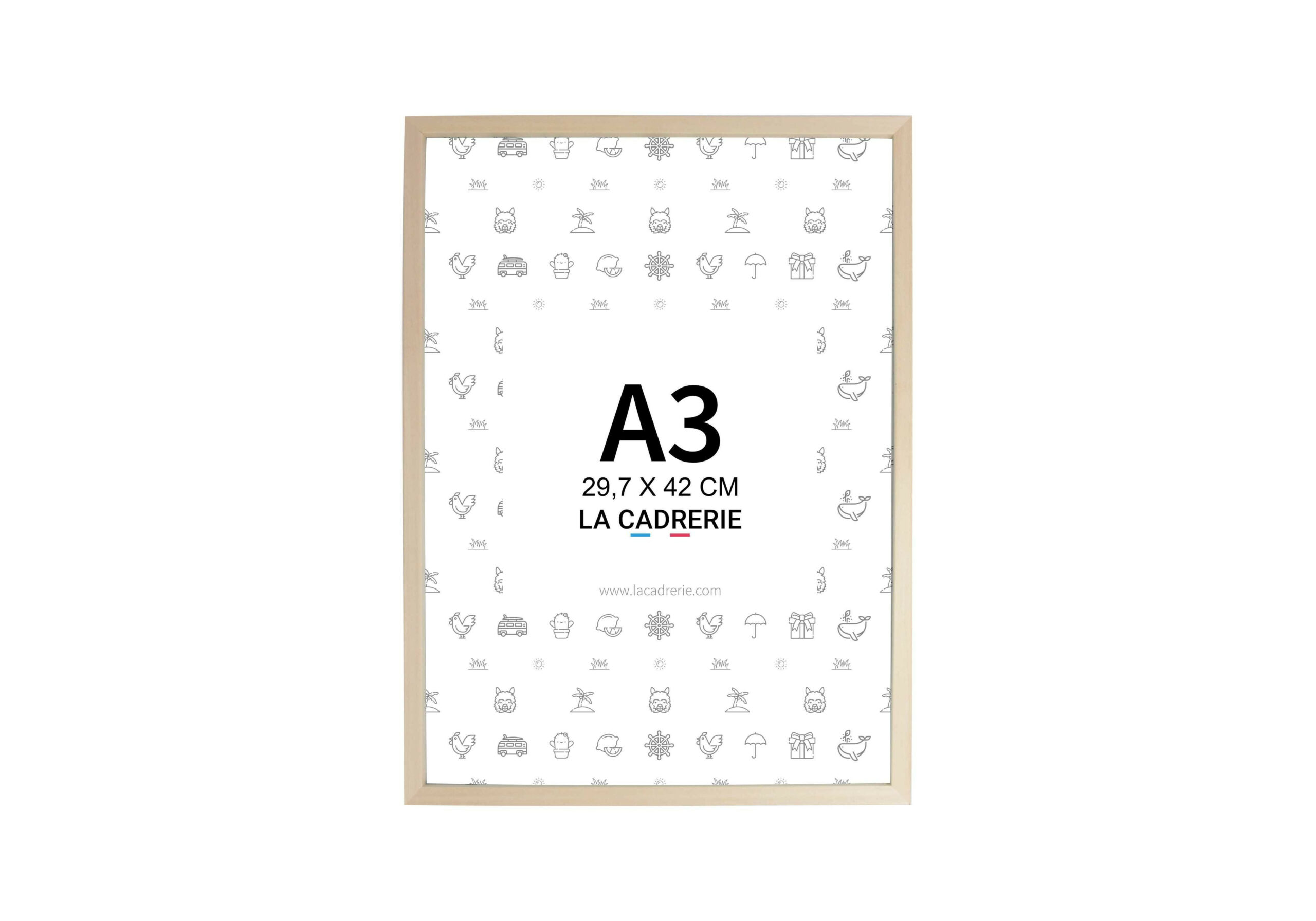 Quelle dimension de cadre pour un A3