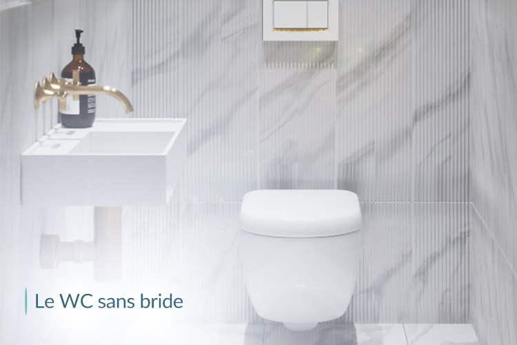 Quelle est la différence entre un WC avec bride ou sans bride